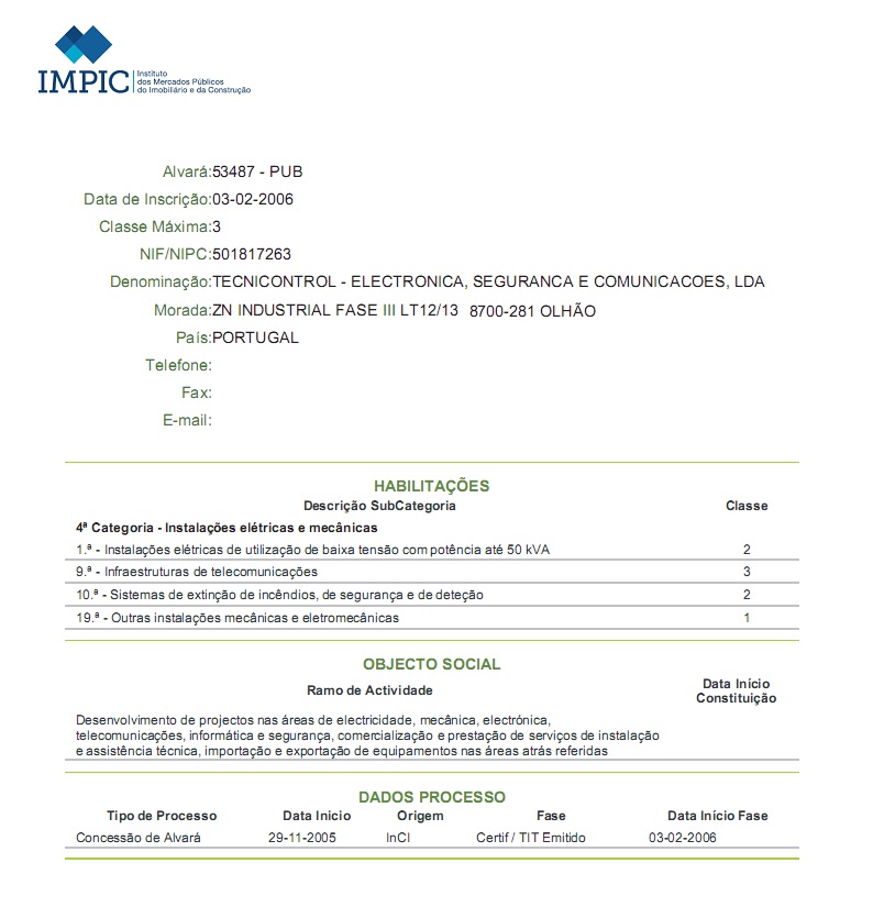 Certifications | Tecnicontrol